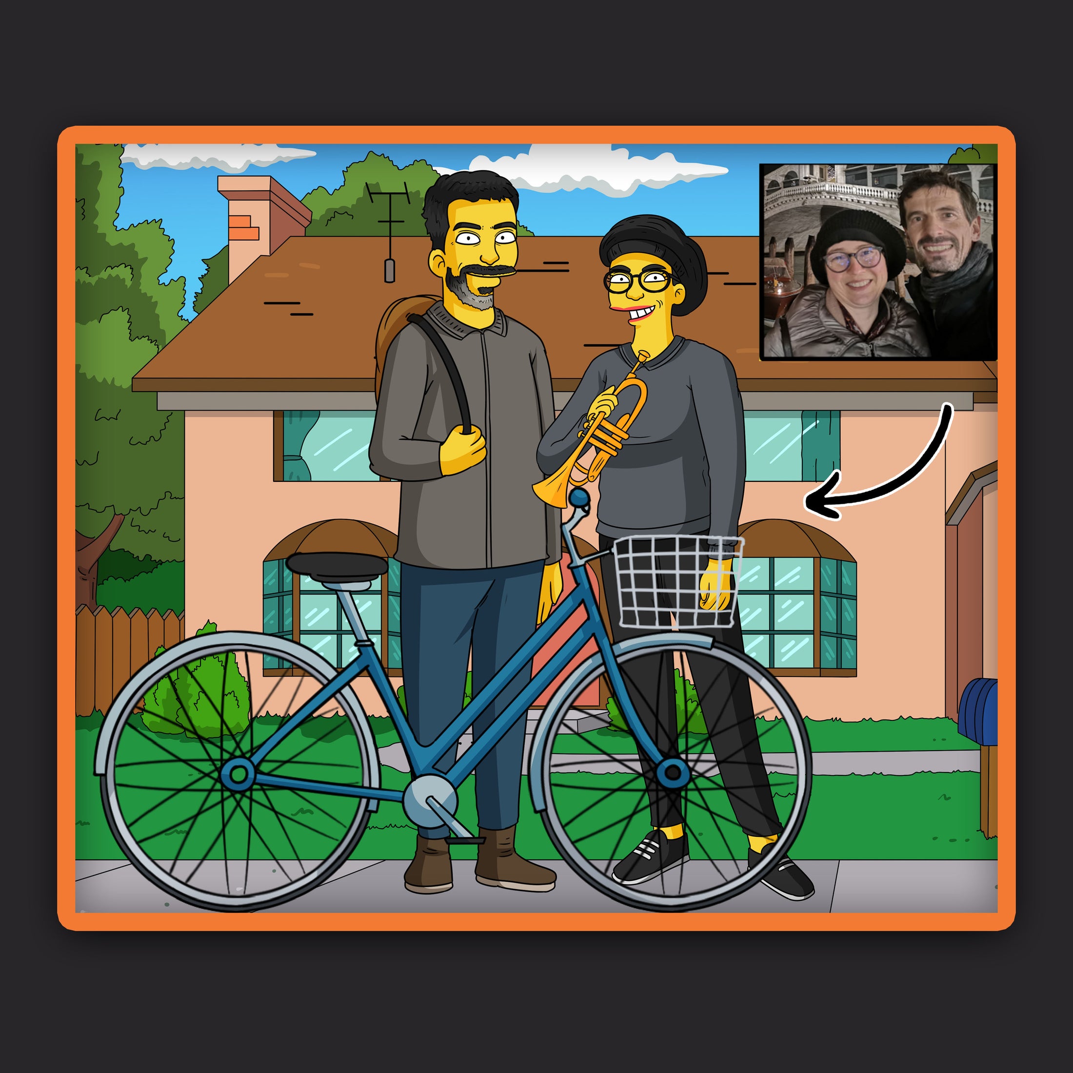 Simpsons Hand Drawn Portraits – The Anime Portrait Shop